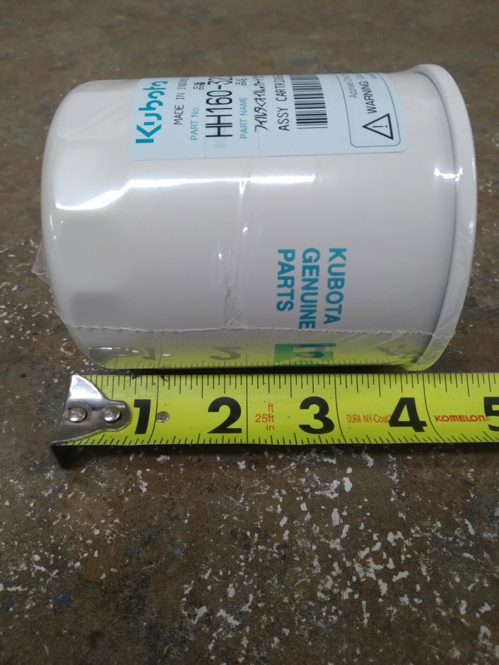 OEM Kubota Oil Filter HH160-32093 100805 Grasshopper 932 932G2 930D2 ...