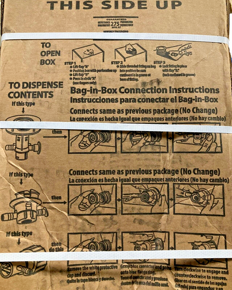 ICEE Mix Blue Raspberry Syrup 5 Gallon Box FCB Machine Refill Allergen ...