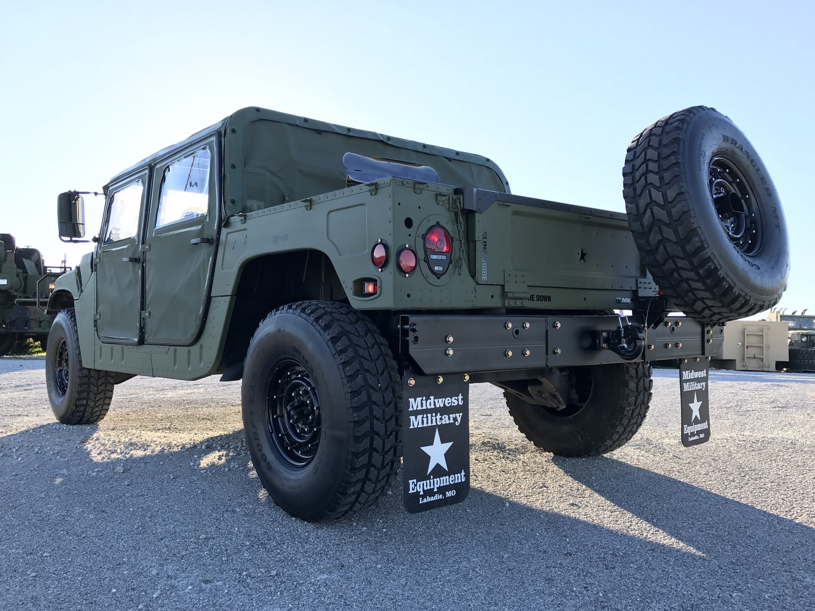 NEW!! ORIGINAL AIRLIFT REAR BUMPER For Humvee HMMWV M998 M1038 m1097 ...