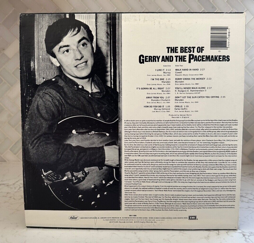 The Best Of Gerry And The Pacemakers - Gerry & the Pacemakers - British ...