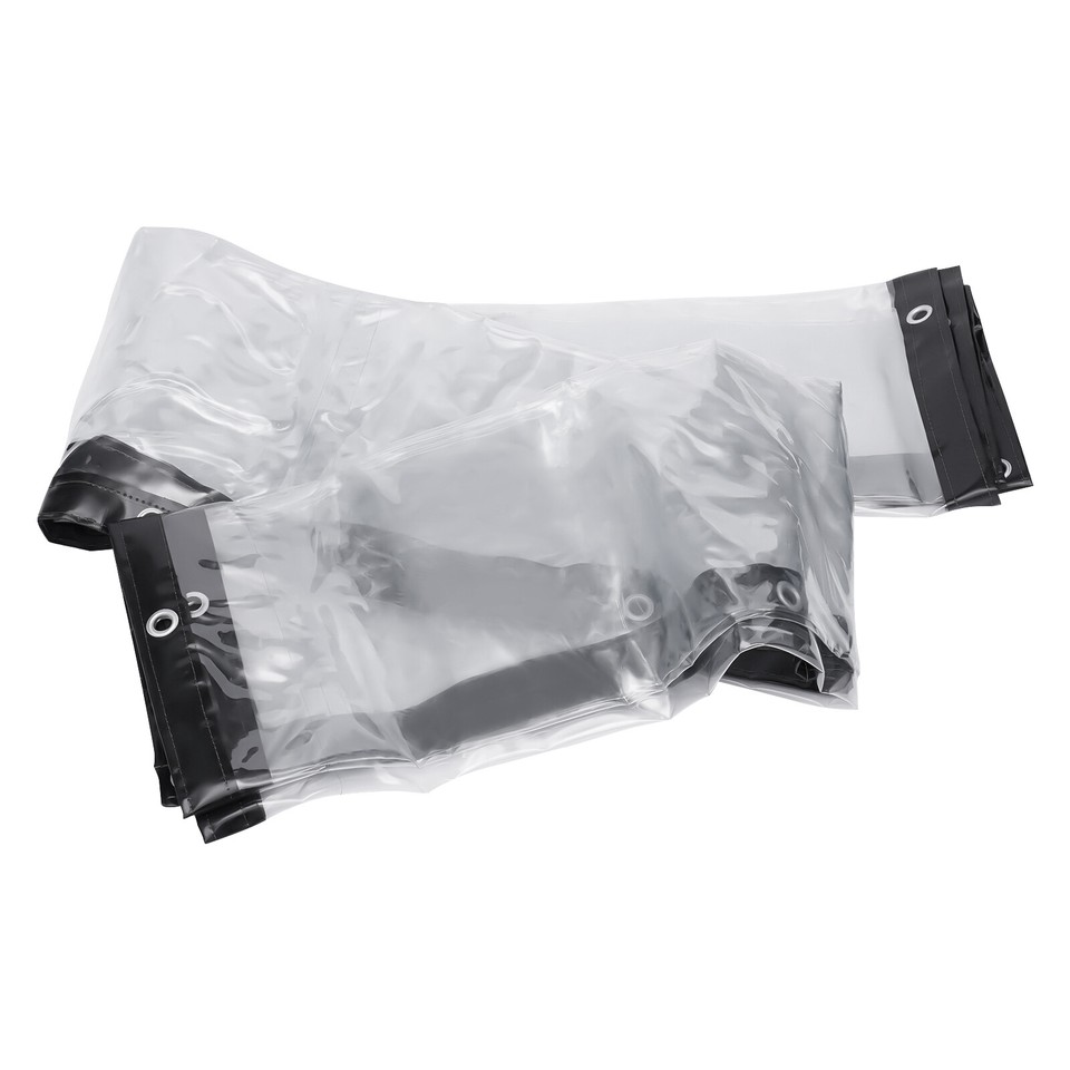 MULT-SIZE Waterproof Commercial Grade PVC Clear Awning Canopy Patio ...