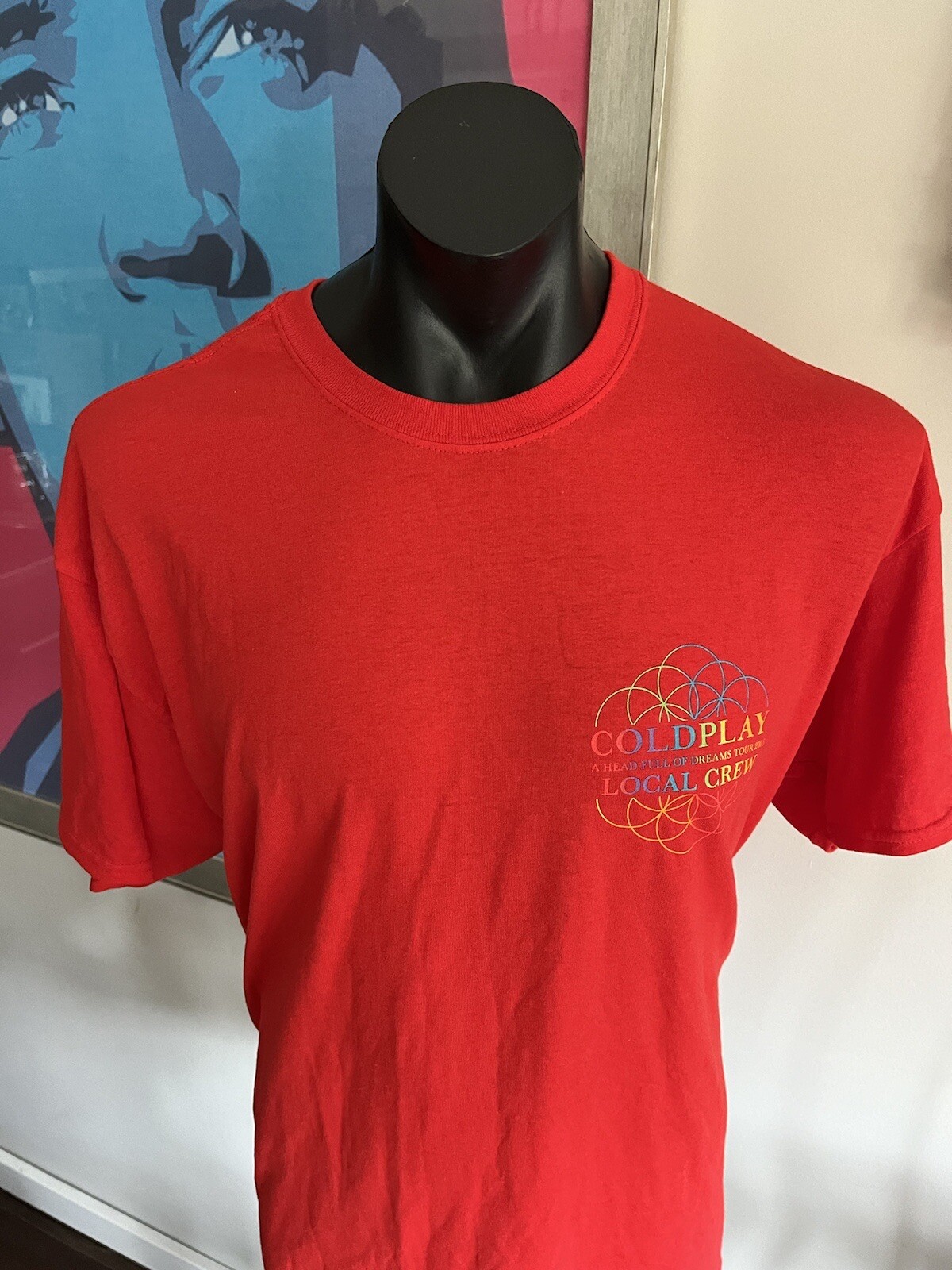 Brand New Coldplay Tour Crew Tshirt Chris Martin | eBay