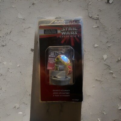 Retro Jar Jar Binks Star Wars Episode, One Rotating Watch By Nelsonic ...