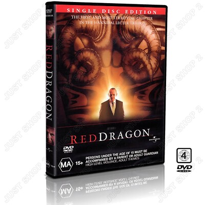 Red Dragon DVD : Anthony Hopkins : Psychological Thriller : Brand New ...