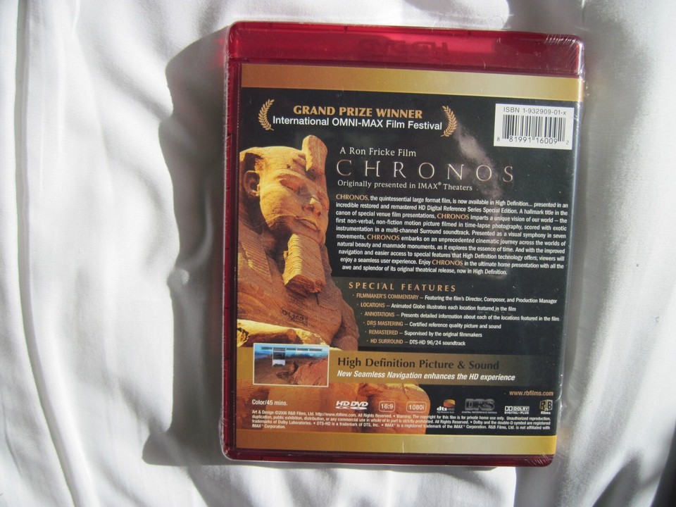 Chronos: A Visual and Musical Journey Through Time (HD-DVD, 2006 ...