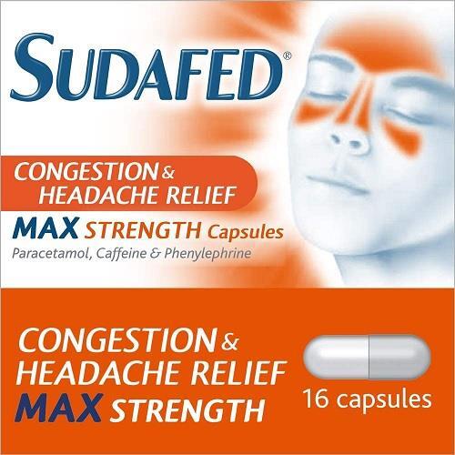SUDAFED Max Strength - 16 Capsules 3574661162232 | eBay UK