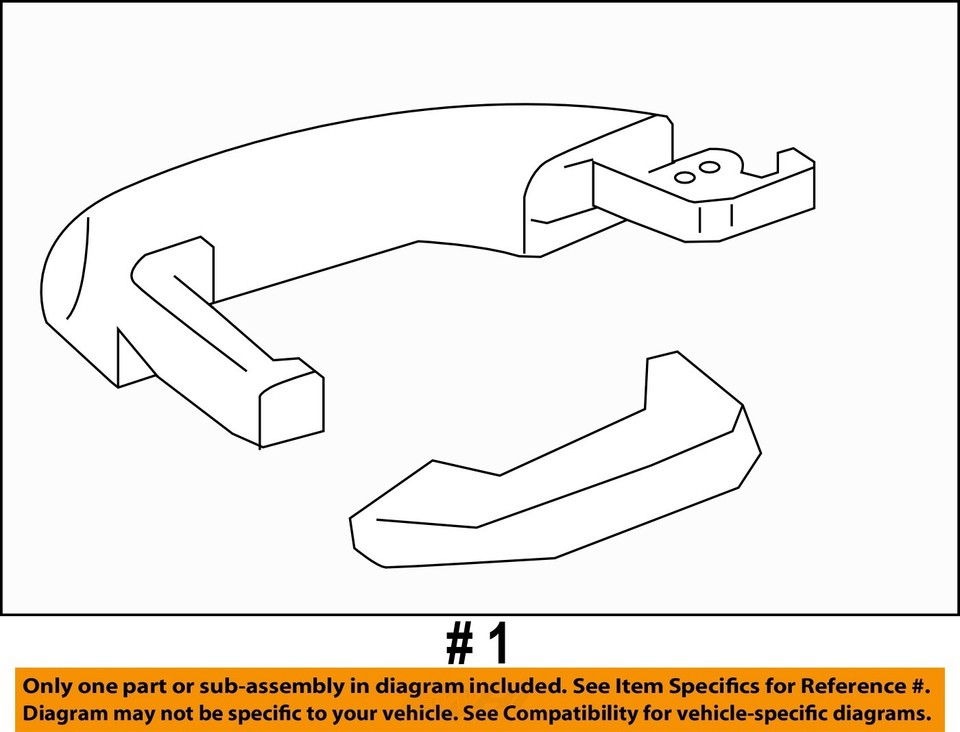 GM OEM 16-24 Acadia Rear Door Lock Hardware-Handle, Outside 13521804 | eBay