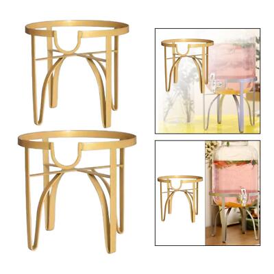 Drink Dispenser Stand Basket Glass Jar Stand Iron Stands Water Bucket ...