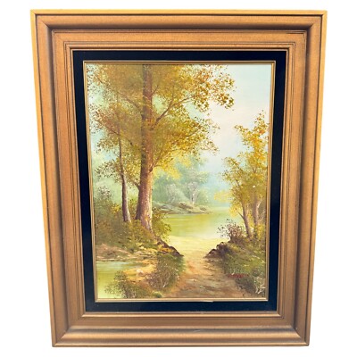 Landscape Oil Painting Signed C. Inness Clara Framed Vintage 16” X 12 ...