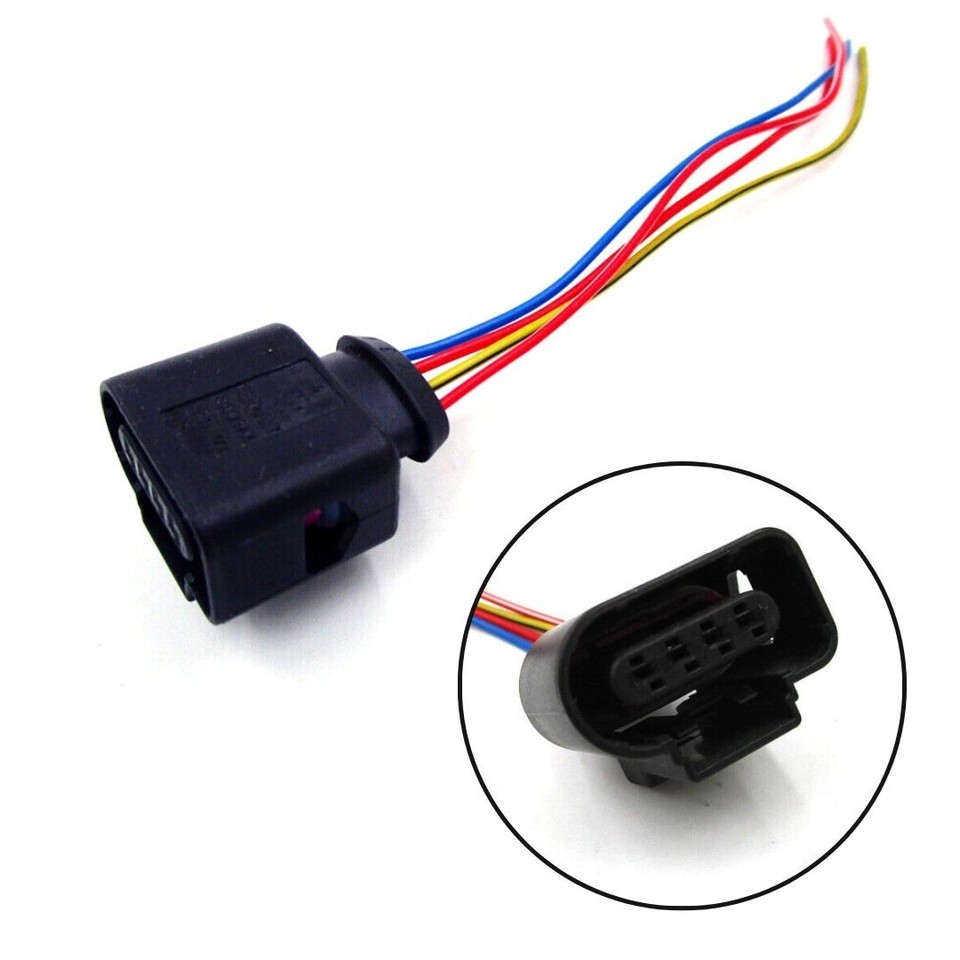 Genuine 4 Pin Plug Wiring Connector 8K0973704 For Audi VW | eBay