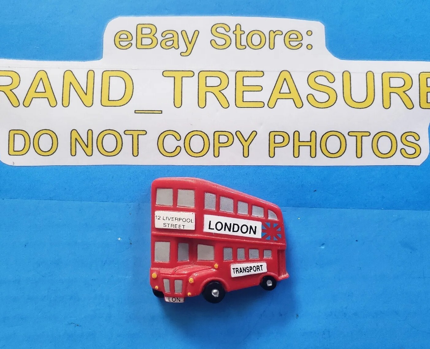 *VINTAGE* LONDON BUS 1.5" REFRIGERATOR MAGNET Routemaster 12 Liverpool ...