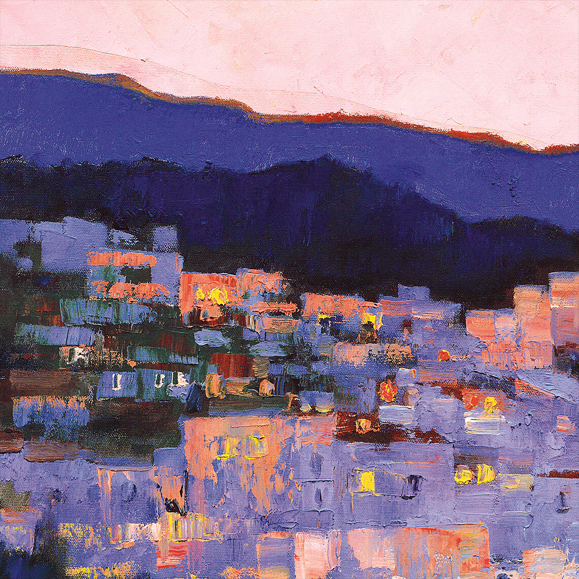 27W"x27H" COSTA BRAVA SUNSET by HOWARD BEHRENS -VILLAGE CHURCH CHOICES ...