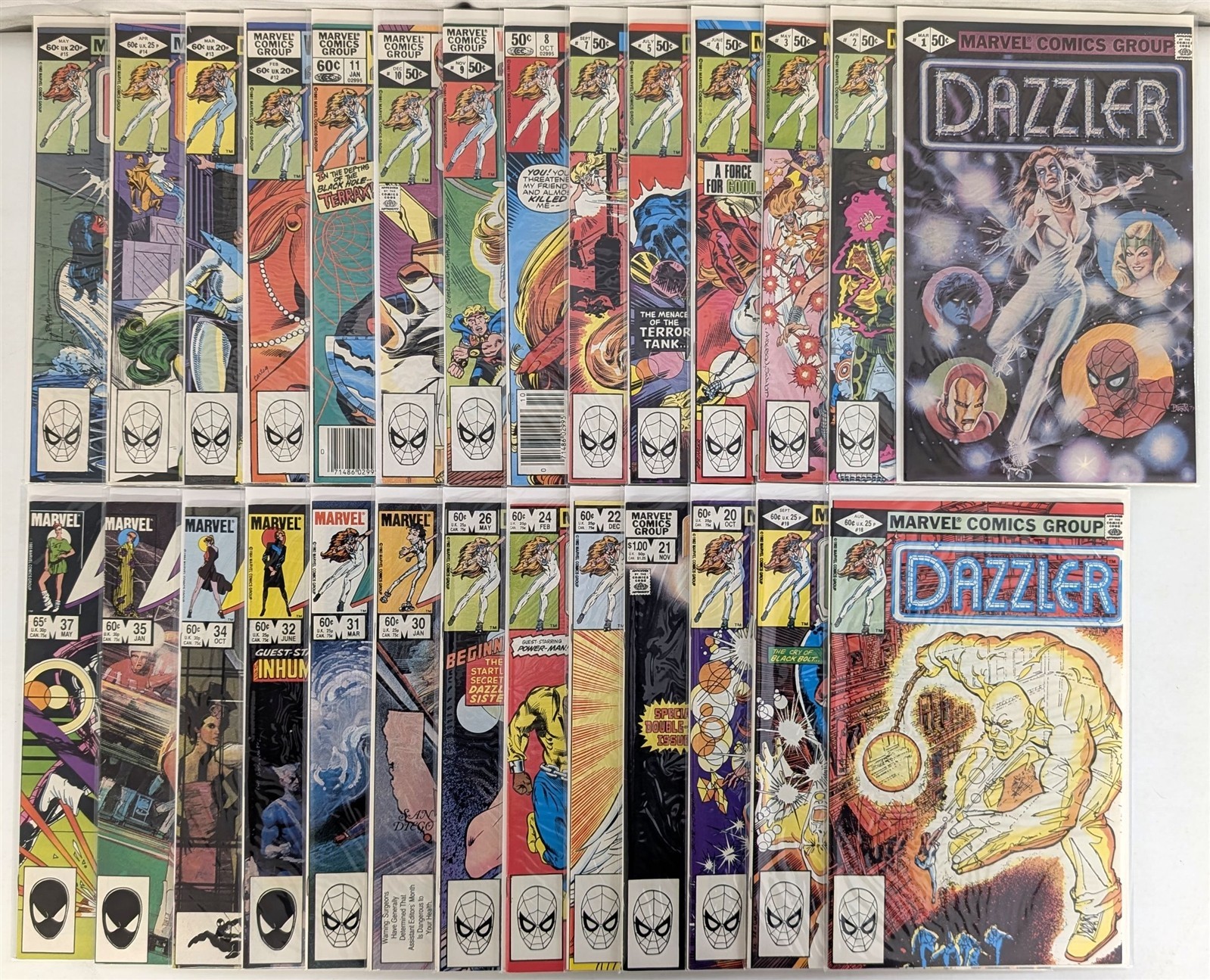 Dazzler (1981) PARTIAL Run #1-37 Lot of (27) Marvel Comics AVG 9.8 | eBay