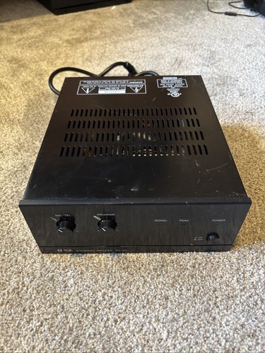 TOA BG-130 Integrated 30W 3-Channel Mixer/Amplifier 70-Volt ...