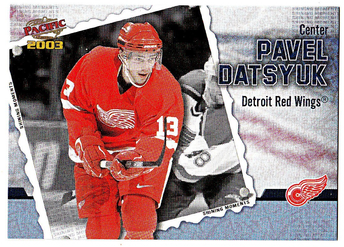 2002-03 PACIFIC SHINING MOMENTS #5 PAVEL DATSYUK Detroit Redwings ...