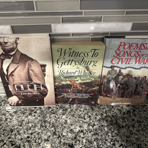 Lot Of 3 Witness to Gettysburg Lincoln Poems Song Civil War Hill Morris ...