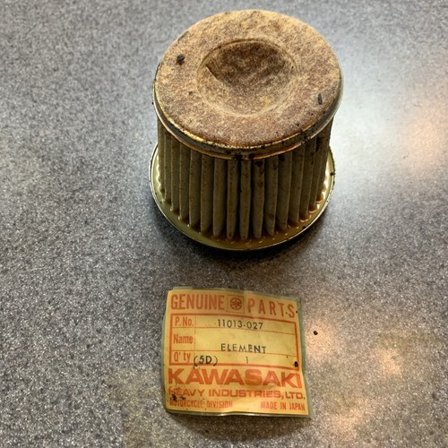 KAWASAKI KH100 G3SS TR 1969-1977 AIR FILTER Element OEM 11013-027 Rare ...