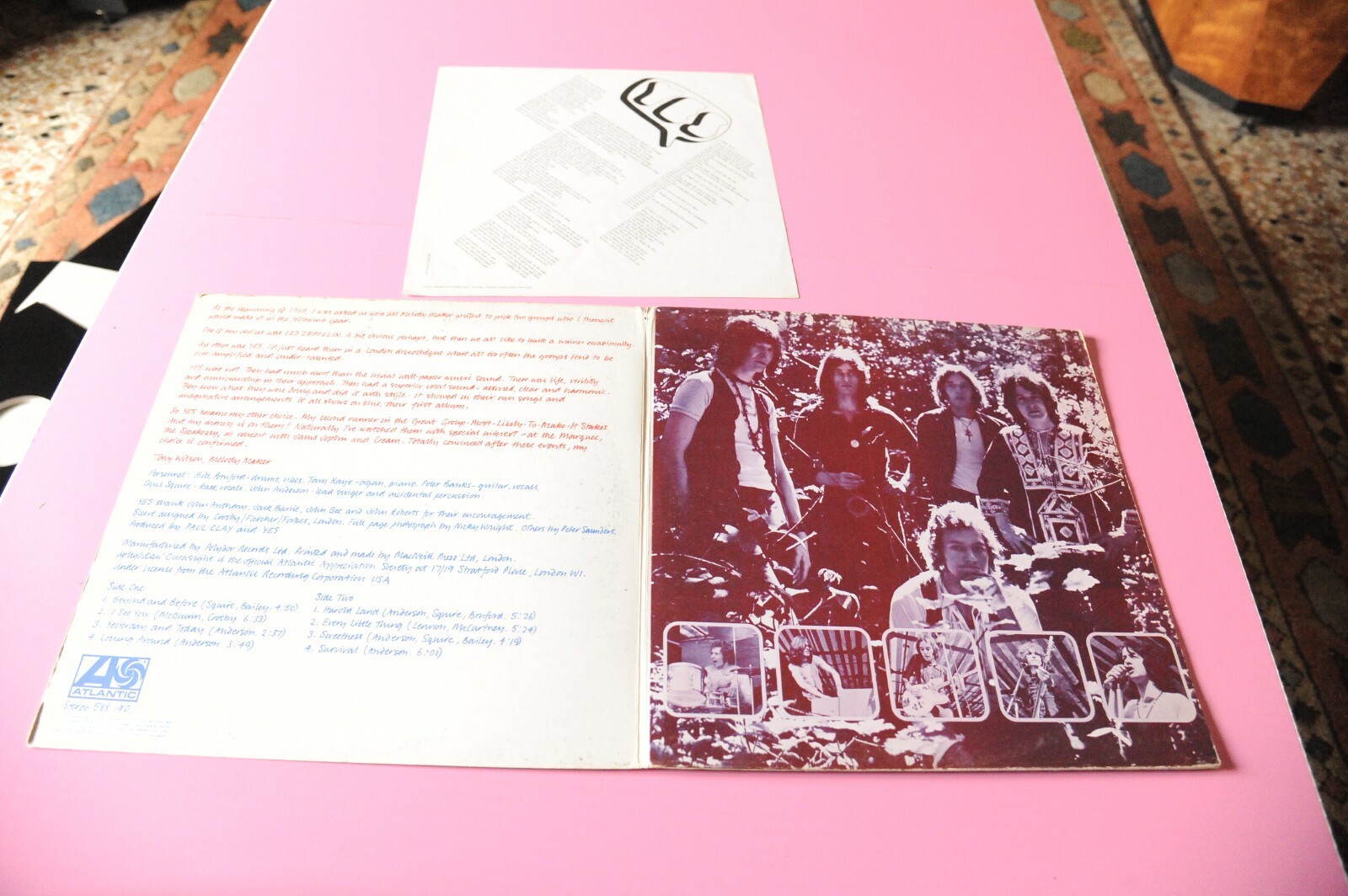 Yes LP Same Title Orig UK 1969 Gatefold Cover E Insert | eBay