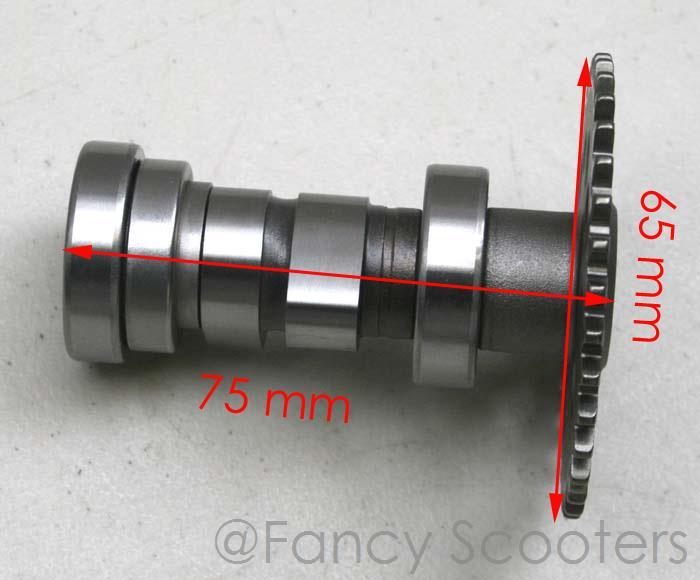 HIGH PERFORMANCE CAMSHAFT GY6 157QMJ ENGINE TAOTAO,ROKETA,JONWAY 150CC ...