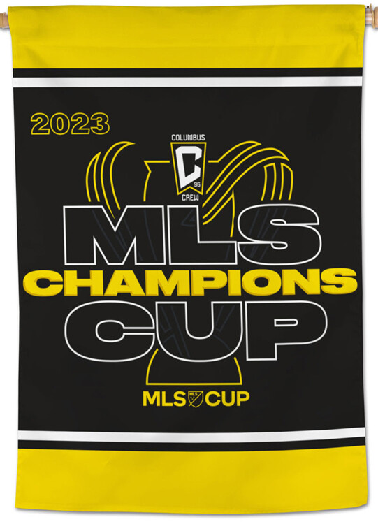COLUMBUS CREW SC 2023 MLS Cup Soccer CHAMPIONS 28x40 Commemorative WALL ...