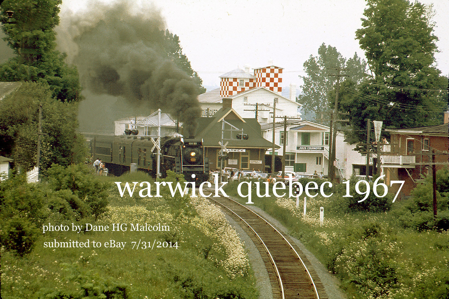 Canadian National Railway 6218 Warwick Quebec July 2 1967 An 8x10 ...