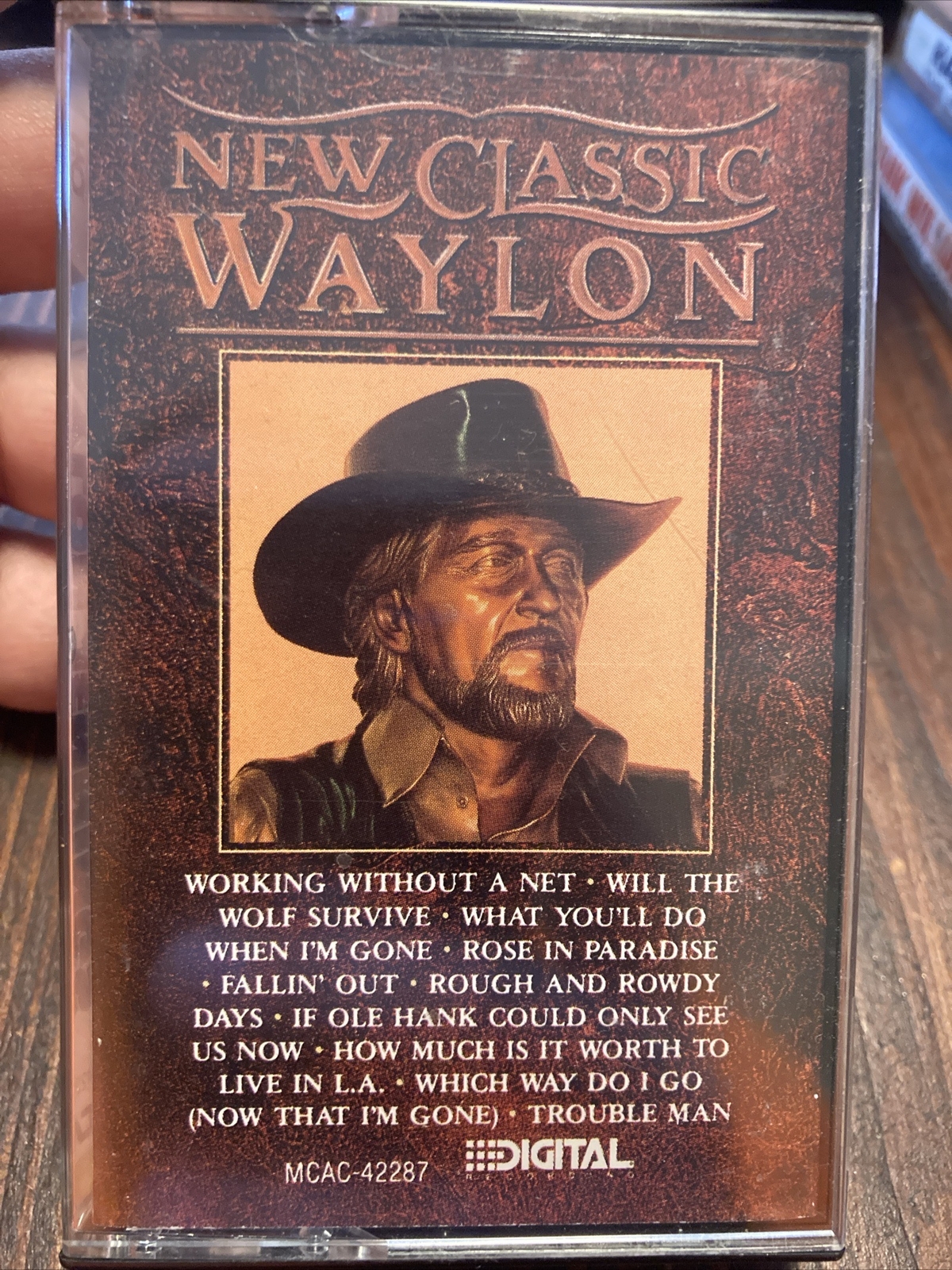 New Classic Waylon by Waylon Jennings (Cassette, May-1989, MCA ...