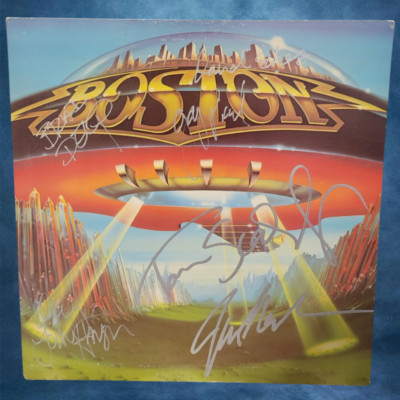 Boston - signed vinyl record - Don't look Back - 6 signatures | eBay