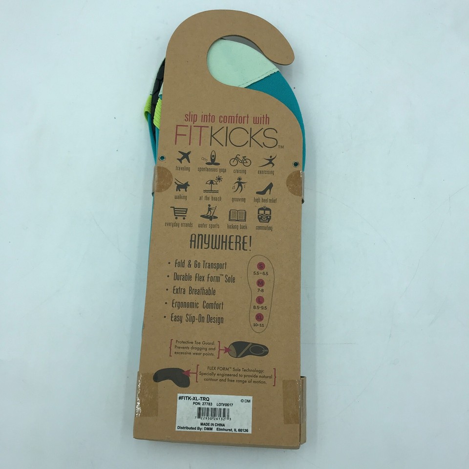 Fitkicks Women's Active footwear, Yoga, Easy fold & Go shoes PICK SIZE ...