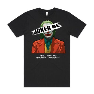 Joker 2019 Negative Thoughts T-Shirt Joker Tee AS Colour | eBay Australia