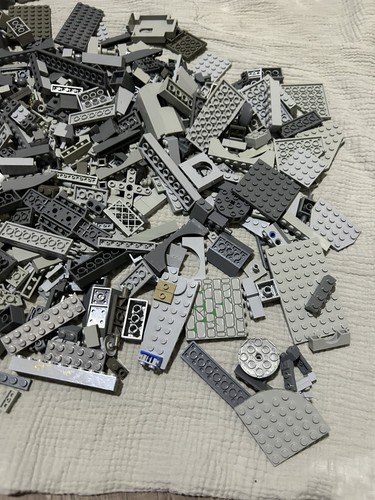Lot Of Legos Grey Gray 2+ Pound Variety Set Specialty Blocks Some ...
