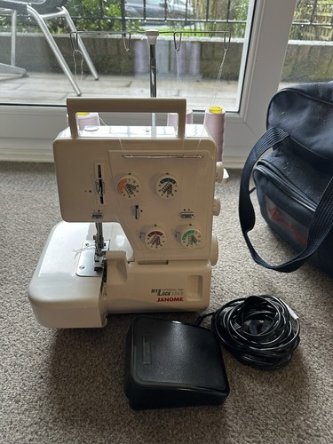 Janome MyLock Differential Feed 134D Overlocker Machine With Pedal And ...