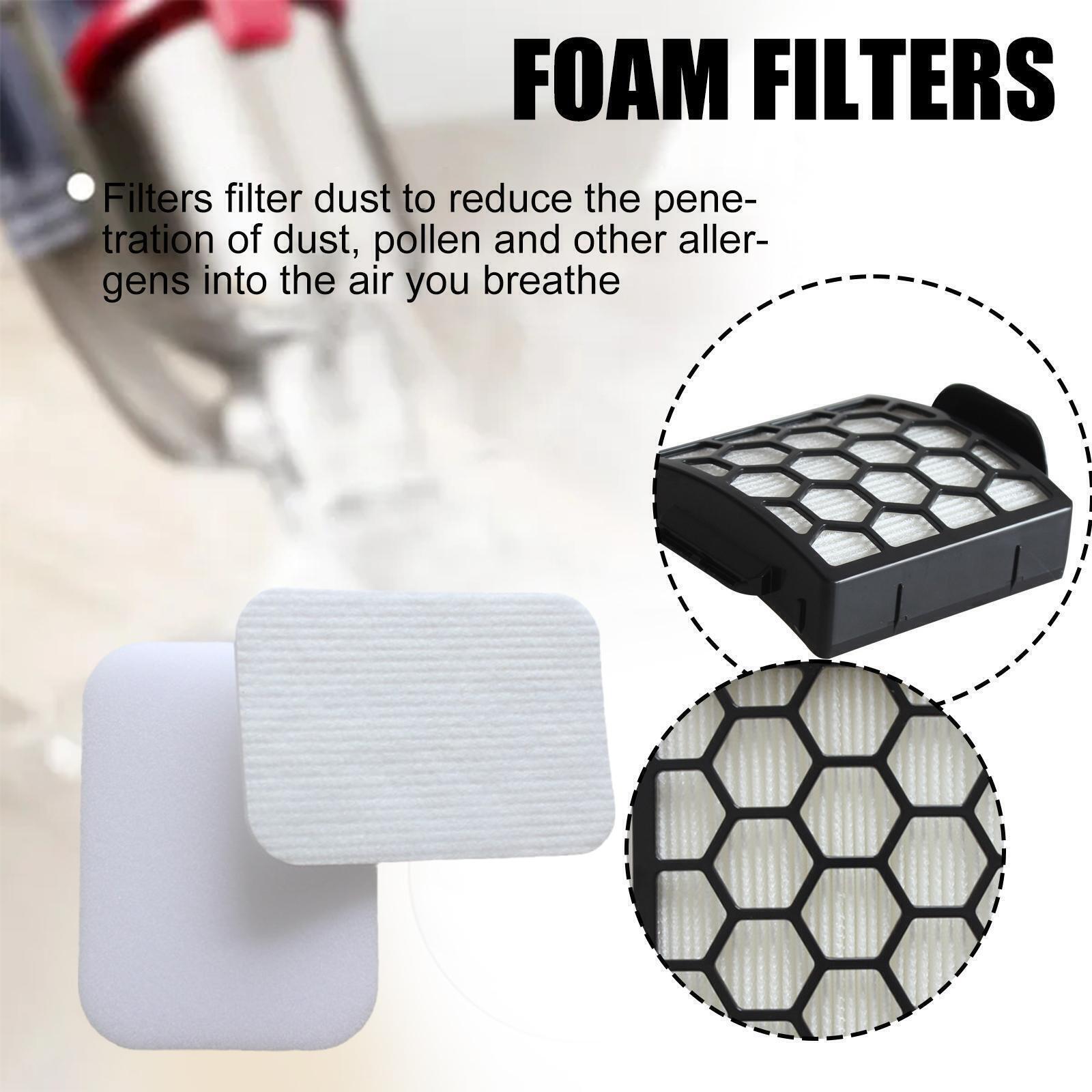 1Set Foam Filter For Shark NV602UK NV602UKT Lift-Away W4C7 Vacuum NV602 ...