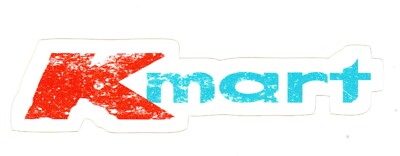 Kmart - Distressed Logo Sticker (Reproduction) | eBay