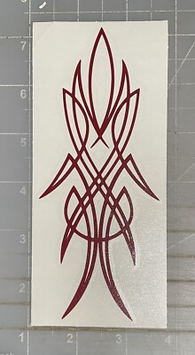 Pinstripe pinstriping custom classic hot rat rod motorcycle vinyl decal ...