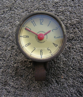 BMW VDO Kienzle Windup Clock Handlebar Motorcycle Vintage Accessory Working