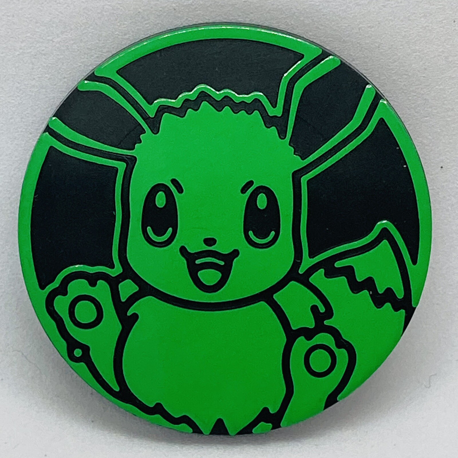 Pokemon Trading Card Games Eevee Green Plastic Coin Japanese | eBay