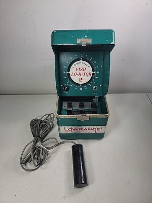 VINTAGE FISH FINDER LOWRANCE ELECTRONICS MFG CO FISH LO-K-TOR - NICE ...