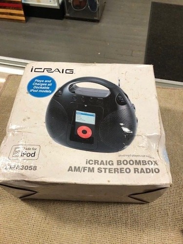 Brand New In box Icraig Cma3058 am/ fm Stereo Radio Portable made for ...