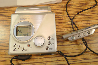 Sharp Minidisc MT90 Silber + Remote.(48) MD OK | eBay