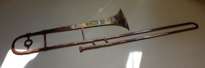 Trombone - Metal Wall Art - Copper 36" | eBay