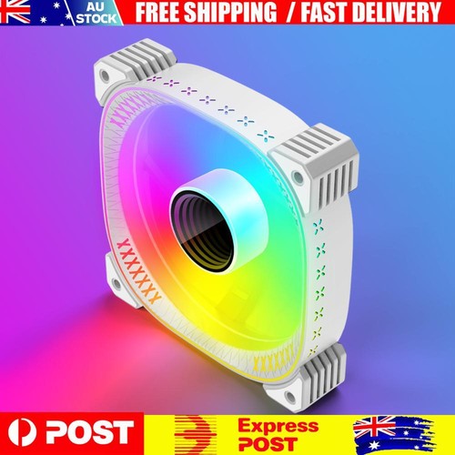 PC Case Fan 120mm Cooling Fan 5V 3Pin ARGB Addressable RGB Fan(White ...