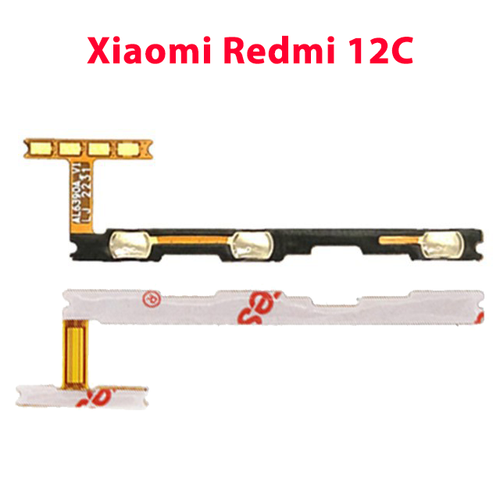 For Xiaomi Redmi 12C 4G Volume and Power Button Flex Cable Replacement ...