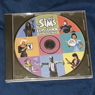 Sims: Livin' Large Expansion Pack (PC, 2000) - Disc Only 14633142273| eBay