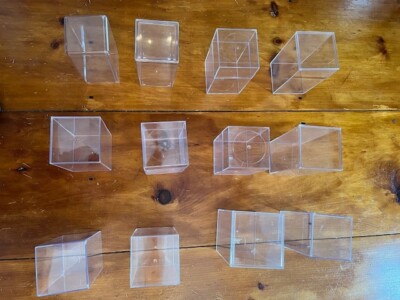 Lot of 12 Plastic/Acrylic Storage Display Cases Ty Beanie Baby Babies ...