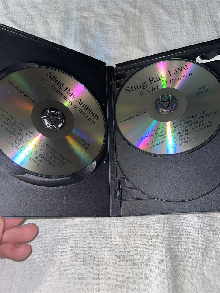 RARE SIGNED 3 CD Set Sting Ray Anthony 50's Rock N Roll Vegas Winter ...
