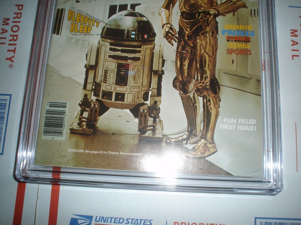 PIZZAZZ #1 MARVEL 10/77 CGC 9.2 STAR WARS R2-D2 C3P0 BUSCEMA CHAYKIN ...