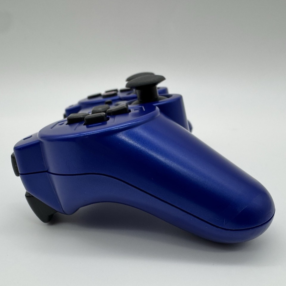 Authentic Sony PlayStation 3 PS3 Blue OEM DualShock Sixaxis Controller ...