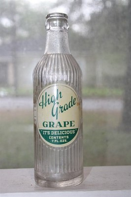 High Grade Grape ACL painted label soda bottle dated 1941 | eBay