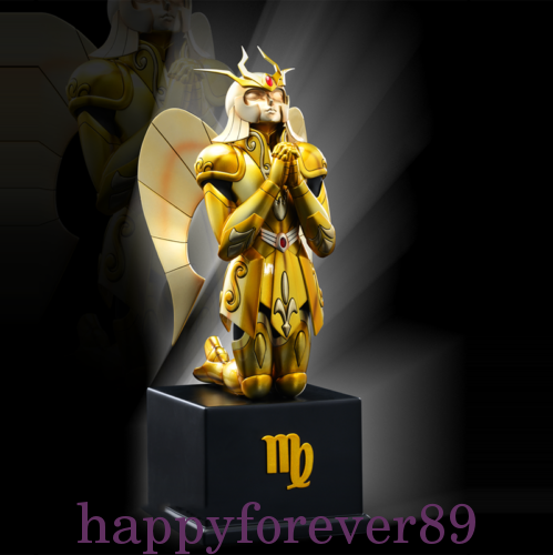 Zodiakos Studios Saint Seiya Virgo Resin Model Pre-order Gold Cloth H28 ...