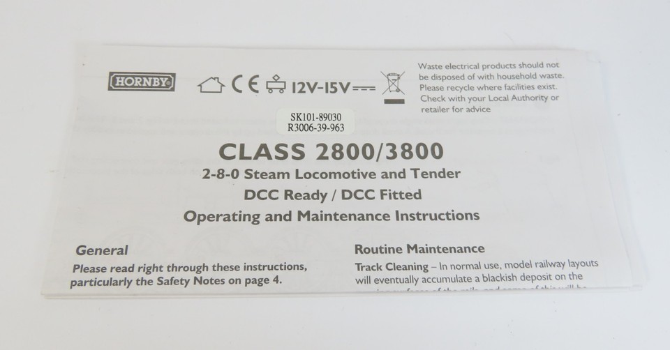 OO Gauge Hornby R3006 DCC Fitted 38XX 3864 BR Black Loco Weathered ...
